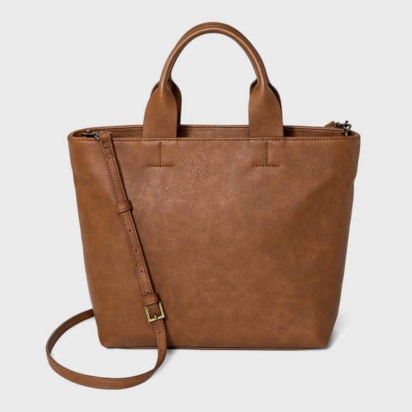 Universal Thread | Bags | Universal Thread Paxton Tote Handbag Cognac ...